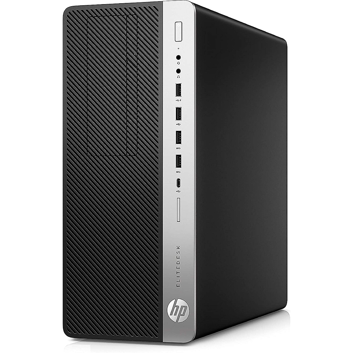 HP 800G3 Desktop Tower Computer, Intel Core i5 Quad Core, 16GB RAM, 500GB Solid State Drive, DVD, Wi-Fi, Windows 10 Pro, Wireless Keyboard, 1080p Webcam, New 23.6 Monitor (Renewed)