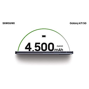 Samsung Galaxy A71 5G LTE Verizon | 6.7" AMOLED Screen |128GB of Storage | Long Lasting Battery | Single SIM | 2020 Model | Black - (SM-A716VTKMVZW) (Renewed)