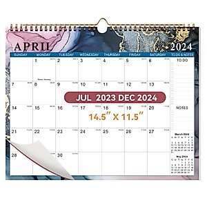 Meuzvin Desk Calendar 2024 Wall Calendars Monthly planner Desktop Calendar, Large Desk Planneing 2024 Calendar Desk Office Supplies
