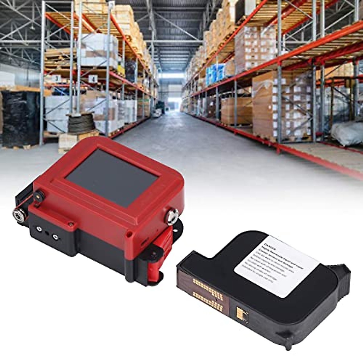 001 AC100‑240V Mini Inkjet Printer Handheld Smart Portable Micro Printing Machine All Kinds of Trademark Patterns Can Be Sprayed(#1)