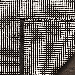 SAFAVIEH Montauk Collection Area Rug - 6' x 9', Ivory & Black, Handmade Flat Weave Cotton, Ideal for High Traffic Areas in Living Room, Bedroom (MTK345D)