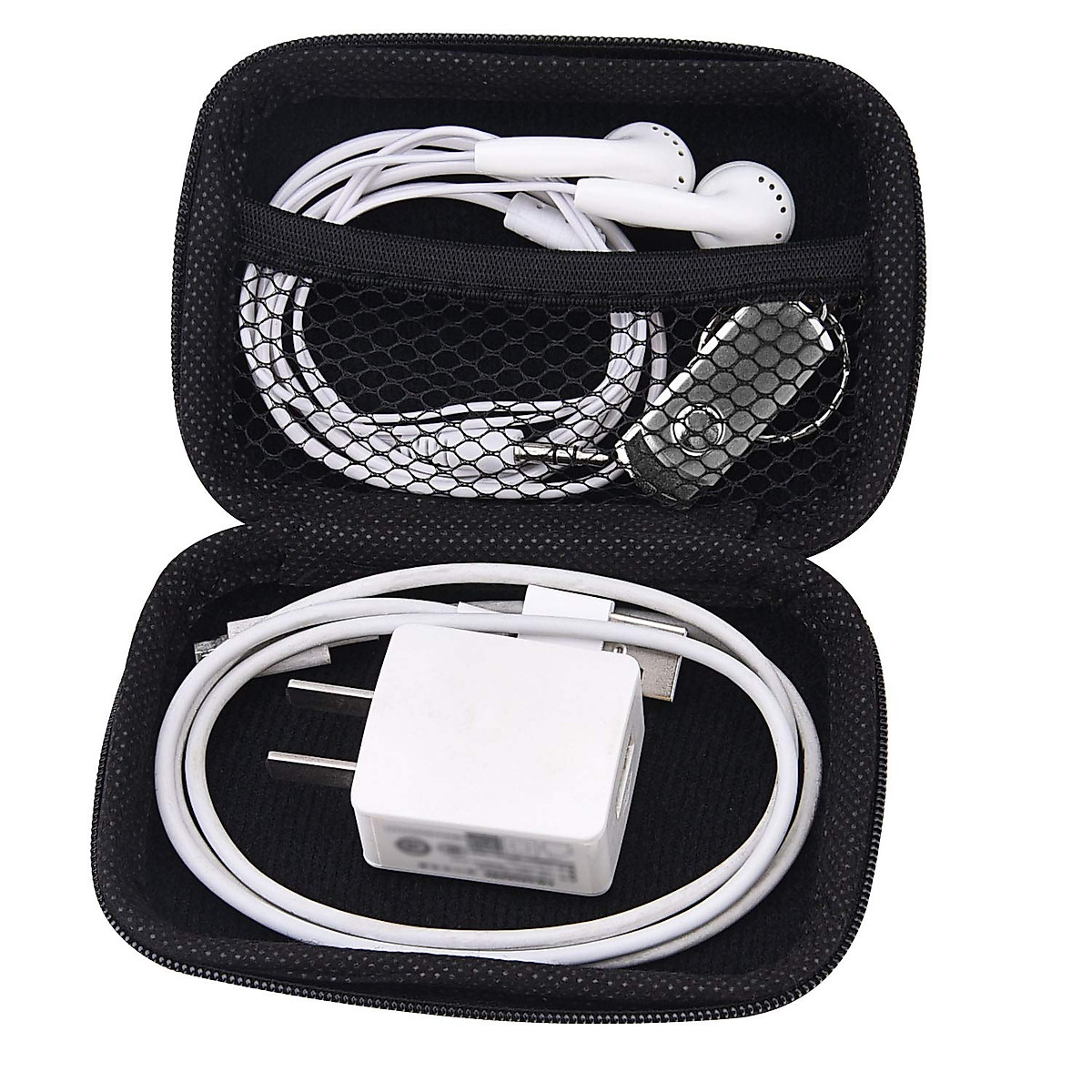 Sunmns Headphone Case Earphone SD TF Card USB Flash Disk Storage Cases Bag, 6 Pieces