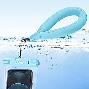 JOTO 2 Pack Floating Wrist Strap for Waterproof Camera Underwater Phone Pouch up to 11 ounce/315g -Blue