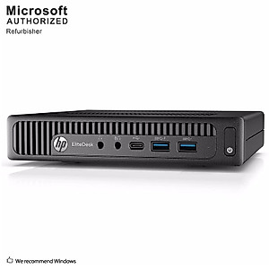 HP EliteDesk 800 G2 Mini Business Desktop PC Intel Quad-Core i7-6700T up to 3.1G,16GB DDR4,1000GB(1TB) SSD,VGA,DP Port,Windows 10 Professional 64 Bit-Multi-Language-English/Spanish (Renewed)