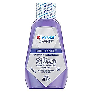 Crest Mouthwash Brilliance 1.2oz, 1.2 Oz