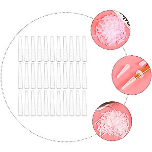 50pcs Tweezer Covers Transparent Tweezer Tip Covers Silicone Grafting Eyelashes Tips Covers Transparent Tweezer Point Protectors