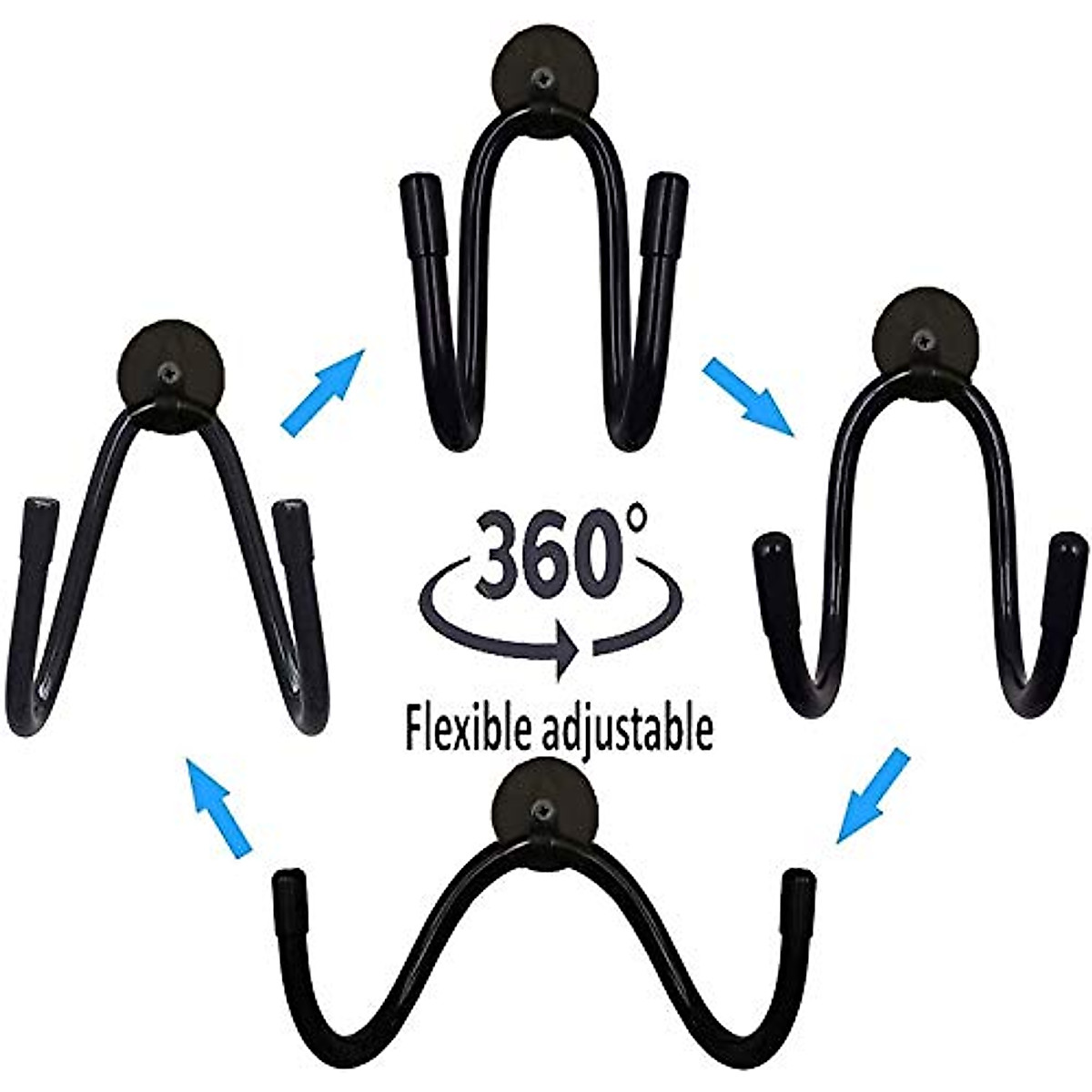 Magnetic Sink Caddy Hook Dish Cloth Towel Bar Dish Towel Holder Dish Drying Rack Towel Hook Hanger Great for Refrigerator, Kitchen Sink, Stove, Dishwasher. - Adjustable metal - Black