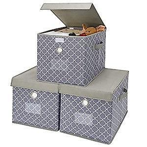 GRANNY SAYS Bundle of 3-Pack Storage Cubes for Closet & 3-Pack Storage Cubes for Organizing