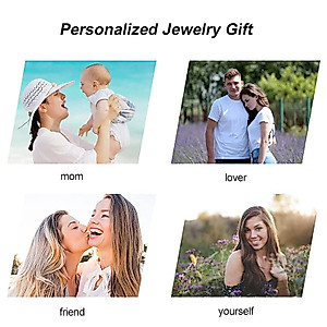 Yopicks Custom Name Necklace Personalized, 18K Gold Plated Sterling Silver Name Necklace for Women Gift