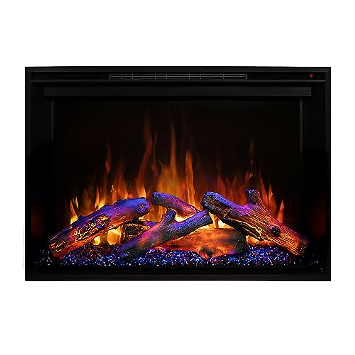 Modern Flames Redstone Traditional 26" Built-in Electric Fireplace - Hybrid-FXTM Flame Technology - Multi-Color Flames - with Remote Control - RS-2621