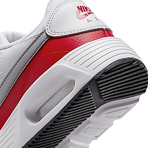 Nike Men's Air Max SC White/Wolf Grey-University Red (CW4555 107) - 9.5