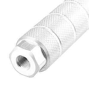 X AUTOHAUX 4pcs Aluminum Alloy Rear Foot Pegs Footrests Universal Silver Tone for BMX MTB Bike Bicycle Fit 3/8 Inch Axles