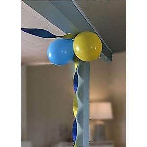 DecoTies Brand Fasteners, Stick & Twist Decorating Ties for Hanging Light Strings, Garlands, Streamers, Light Curtains, Vines, Lightweight Decorations on Various Surfaces, Removable, Clear Ties (48)