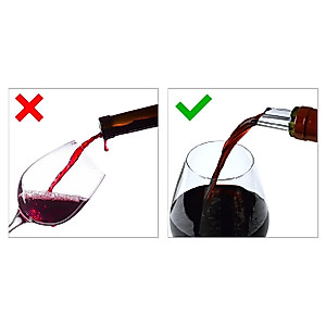 DS. DISTINCTIVE STYLE Wine Pourer Disc 20 Pieces Pour Spouts Drip-free Wine Pourers for Wine Bottles