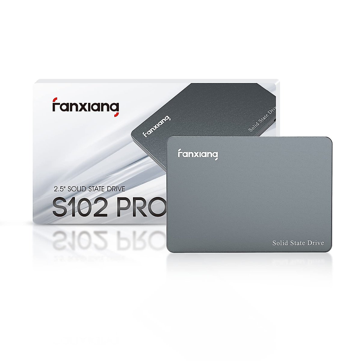S102 Pro 1TB 2.5" SSD SATA Internal Solid State Drives, Up to 560MB/s, SLC Cache, 3D NAND TLC, Aluminum Alloy Shell, Compatible with Laptop and PC Desktops