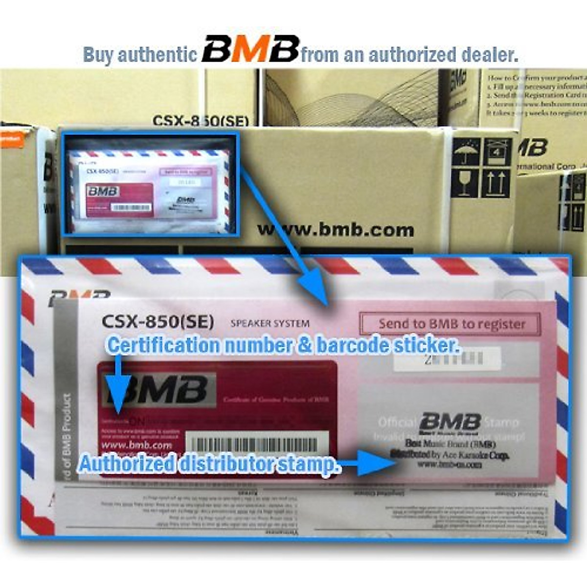 BMB CSD-2000 (SE) 12-Inch 1200W 3-Way Speaker (Pair)