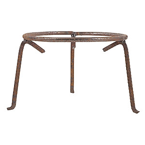 GANAZONO Small Camping Pans Tripod Open Fire Camping Tripod Cooking Stand Iron Pot Stand Tripod Grill for Campfire Camping Backyards Patios