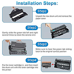 CLYWENSS Compatible DR-730 Replacement for Brother DR 730 DR-730 DR730 Drum Unit to use MFC-L2710DW MFC-L2750DW HL-L2395DW HL-L2370DW XL DCP-L2550DW (2 Pack, NOT Include Toner)