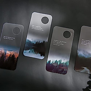 ROUKANNGE 10pcs Forest Theme Bookmarks, Transparent Gradient Color Bookmarks, Suitable for Women, Students, Teachers, Reading Lovers and Writers. This is a Simple and Beautiful Perfect Gift