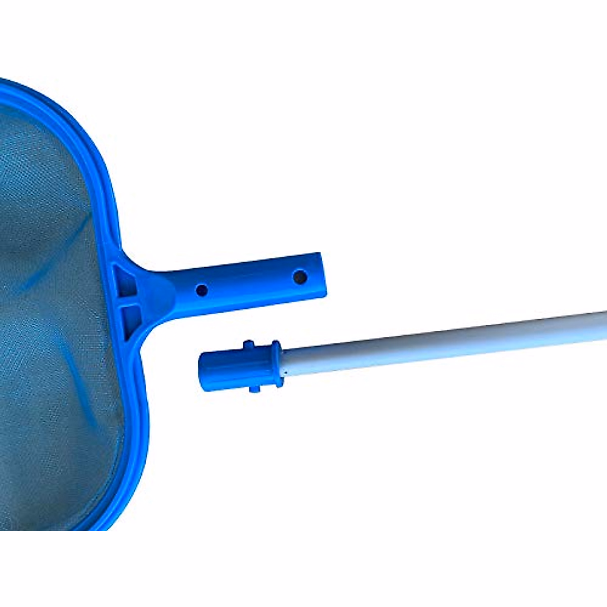 FibroPool Leaf Skimmer Net with Extendable Aluminum Pole - Ultra Fine Mesh Rake for Cleaning Swimming Pools, Spas, Hot Tubs and Fountains - Pool Maintenance Accessories