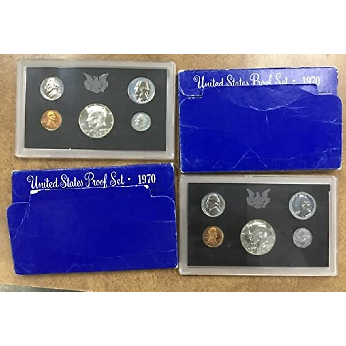 1970 S Mint Proof Set, boxes have creases or scuffs Collection US Mint Uncirculated