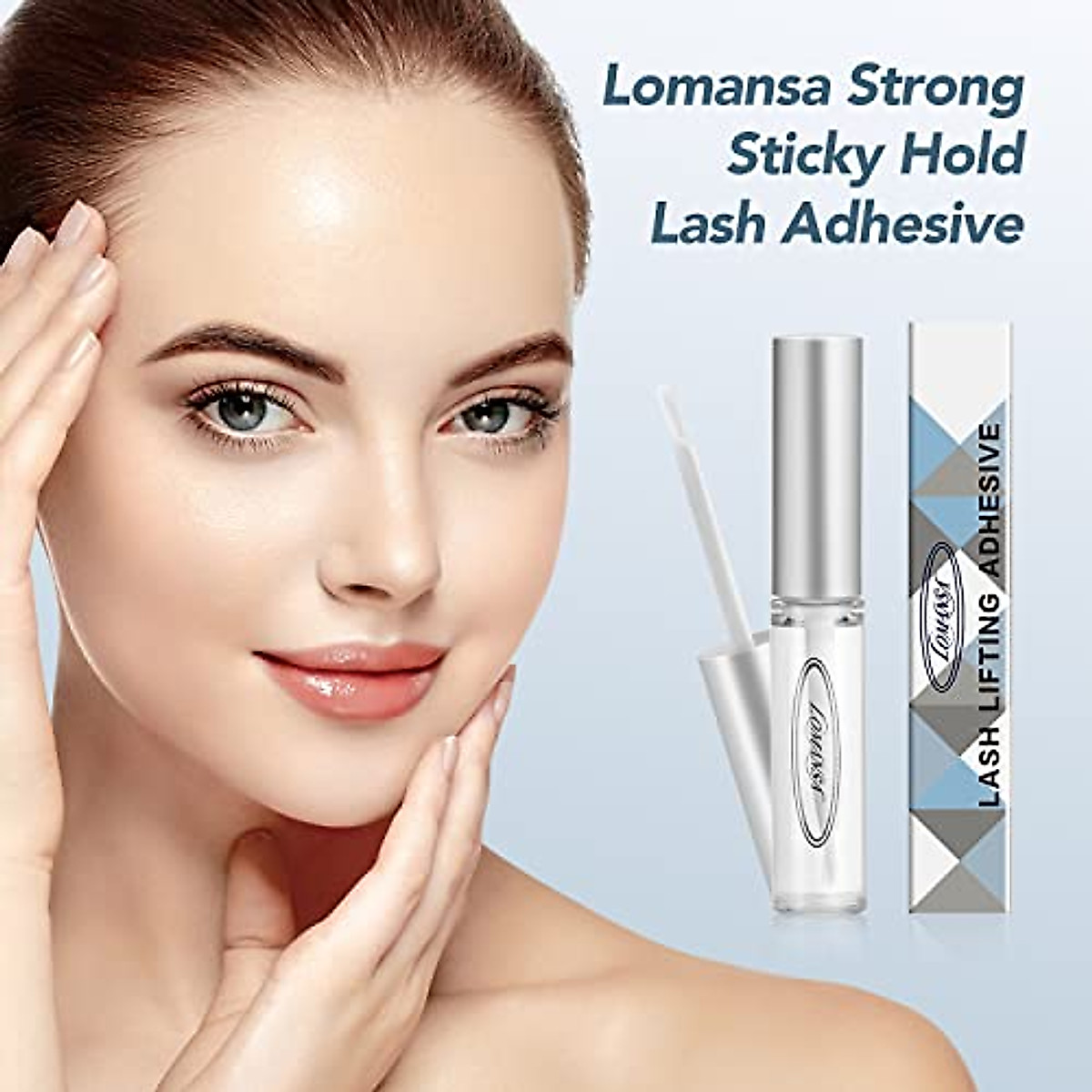 Lomansa Lash Lift Glue Adhesive 5pcs, Eyelash Perming Rod Fix Glue for Eyelash Curl(5 PCS)