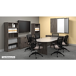 GOF 6FT, 8FT, 10FT Conference Table & Chair (G11650) Set, Dark Cherry, Espresso, Artisan Grey, Mahogany, Walnut (10ft Table Only, Artisan Grey)