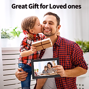 SAIWAN 10.1 Inch Smart WiFi Digital Picture Frame 1280x800 IPS Touch Screen Digital Photo Frame, Auto-Rotate, Built in 32GB Memory, Share Moments Instantly via Free App or Email from Anywhere