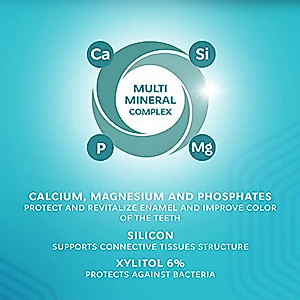 R.O.C.S. Toothpaste - Mineralin Formula with Calcium, Bromelain and Xylitol - Best for Removing Plaque and Strengthening Enamel - Non-Fluoride Oral Care (Calcium Power, Pack of 1)