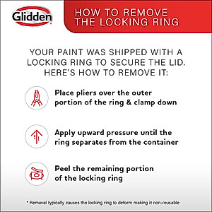 Glidden Grab-N-Go Porch and Floor Interior/Exterior Paint, 1 Gallon, Satin, Brown, Scratch Resistant, 128 Fl Oz (Pack of 1)