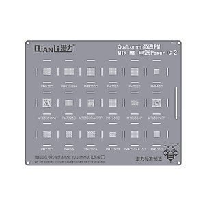 Qianli Bumblebee Reballing Stencil QS186 Qualcomm PM MTK MT-Power IC 2