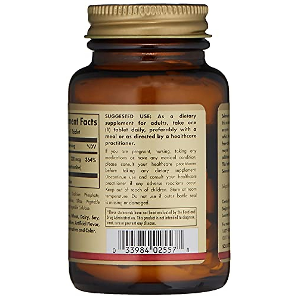 Solgar Yeast-free Selenium 200 Mcg, 100 Tablets - Supports Antioxidant and Immune System 100 Servings, 100 Count (Pack of 12)