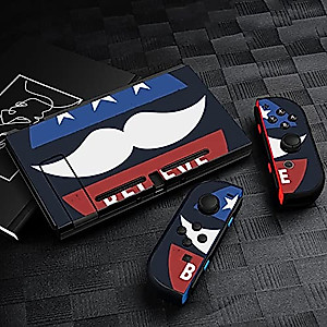 Team- Ted L-asso Afc- Rihmond- The skin of the switch controller-the whole body PVC sticker decal covers the skin of the switch controller-the delicate matte texture restores the feeling of bare metal