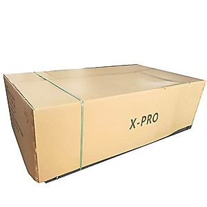 X-PRO 125cc Go Kart with 3-Speed Semi-Automatic Transmission w/Reverse, Big 18" Aluminium Rim Wheels! (Black)