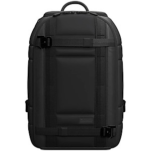 Db Journey Ramverk Backpack - Travel Backpack with Laptop Compartment for School, Work, and Gym, Lightweight, Roller Bag Hook Up System, Certified B Corp, 21L - Black Out