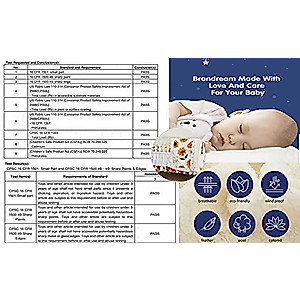 Brandream Girls Floral Nursery Bedding Yellow White Crib Bedding Sunflower Baby Blanket 3 Piece,Farmhouse Fitted Sheet, Ruffle Skirt