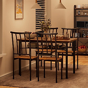 Fancihabor FAKITCHENTABLESET-MZYYJ-23053101, Rustic Brown