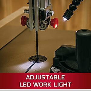 JET JWB-10, 10-Inch Woodworking Bandsaw with Stand, 1/2HP, 1Ph 115V (714000)