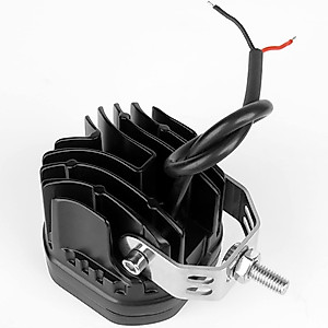 SUFEMOTEC 3Inch Red Led Light Pods, 12V 24V Led Work Lights For Boat Marine fishing Hunting Pickup Truck Tractor Car ATV, Pod 4x4 Off Road Driving Fog Warning Spotlights (Pack of 2)