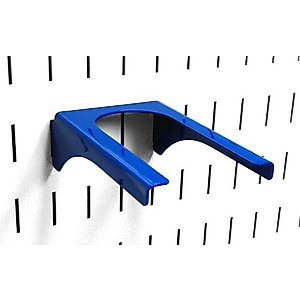 Wall Control Pegboard 2in Handle Pegboard Bracket Slotted Metal Pegboard Hook Pegboard and Slotted Tool Board – Blue