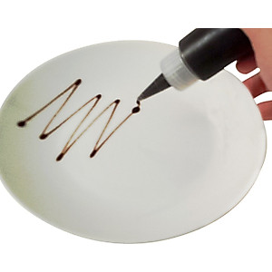 SanDaveVA Brand 6 Plastic Squeeze Bottles Cake Decorating Paint Crafts Condiments 60ml 2oz