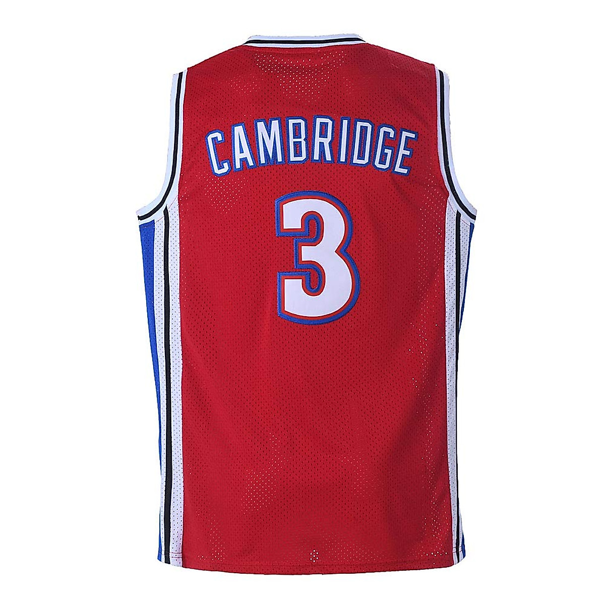 Youth Calvin Cambridge Shirts #3 LA Knights Basketball Jersey for Kids/Boys (Red, Youth X-Large)