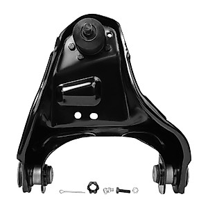 Detroit Axle - 4pc Front End Control Arms Kit for Chevy S10 Blazer GMC S15 Jimmy Sonoma Syclone Typhoon Oldsmobile Bravada, 2 Upper Control Arms w/Ball Joint 2 Wheel Bearing Hubs Replacement