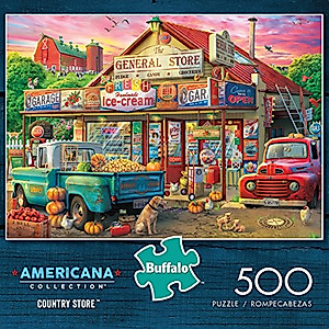 Buffalo Games - Country Store - 500 Piece Jigsaw Puzzle Multicolor, 21.25"L X 15"W