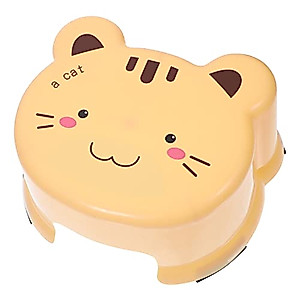 GRIRIW Cartoon Plastic Stool Portable Step Stool Outdoor Foot Stool Portable Potty Step Stool Mini Step Stool Hand Washing Stool Stools for Bathroom Step Stool Toddler Girl