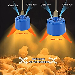 100-300W Heating Lamp,ASHATA Safe Chicken Coop Pet Heater Livestock Heat Lamp Tool,Cultivation Heating Lamp for Pet Chicken Livestock Heat Lamp Tool