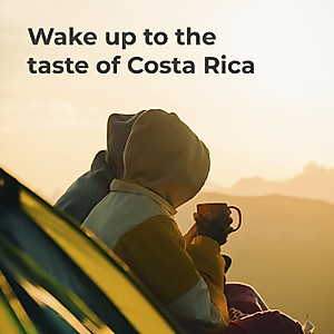 Coffee from Costa Rica Medium Roast Ground - 1 bag (12oz) - 100% Fresh Arabica Beans - by Liquid Gold - Local Athentic Sourced Coffee from Costa Rican Farmers