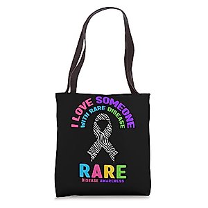 I Love Someone With Rare Disease Awareness Tote Bag