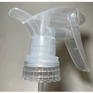 EZPRO USA Empty Plastic Spray Bottles 8 oz, Water Spray Bottle, Plant Mister, Adjustable Nozzle Spray for Hair Mist, Clear, Pack of 4