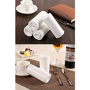 Cy3Lf 3 Gallon Small Clear Bathroom Trash Bags, Office Wastebasket Liners Garbage Bags for Restroom, Home Bins, 100 Counts